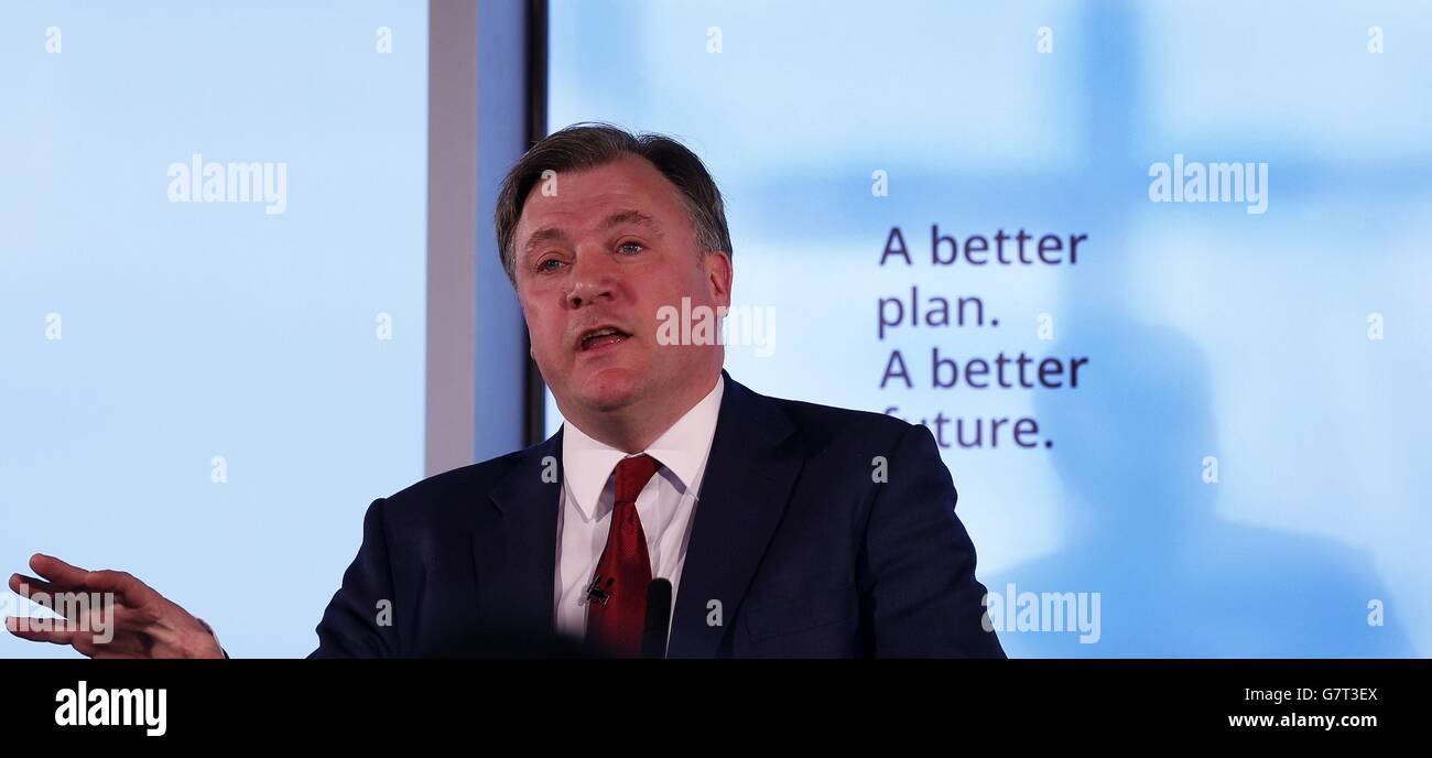 Shadow chancellor Ed Balls makes a speech in Leeds to coincide with the ...