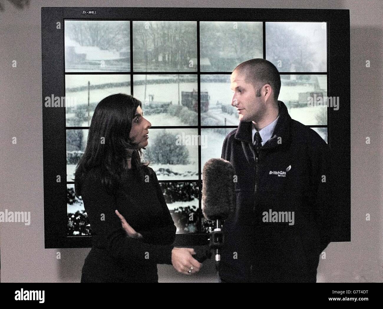 British Gas Interview Stock Photo - Alamy
