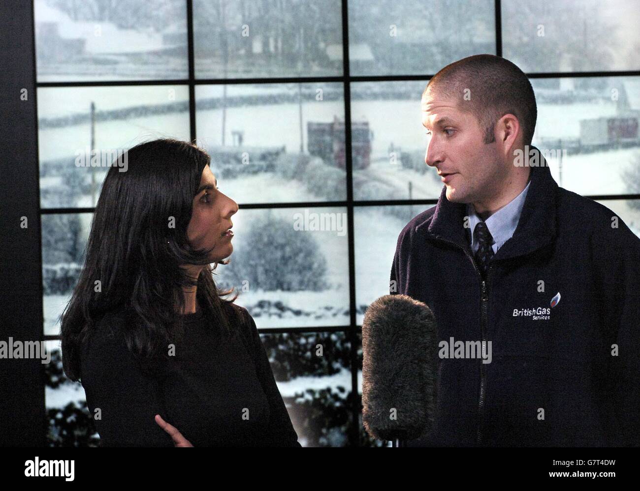 British Gas Interview Stock Photo - Alamy