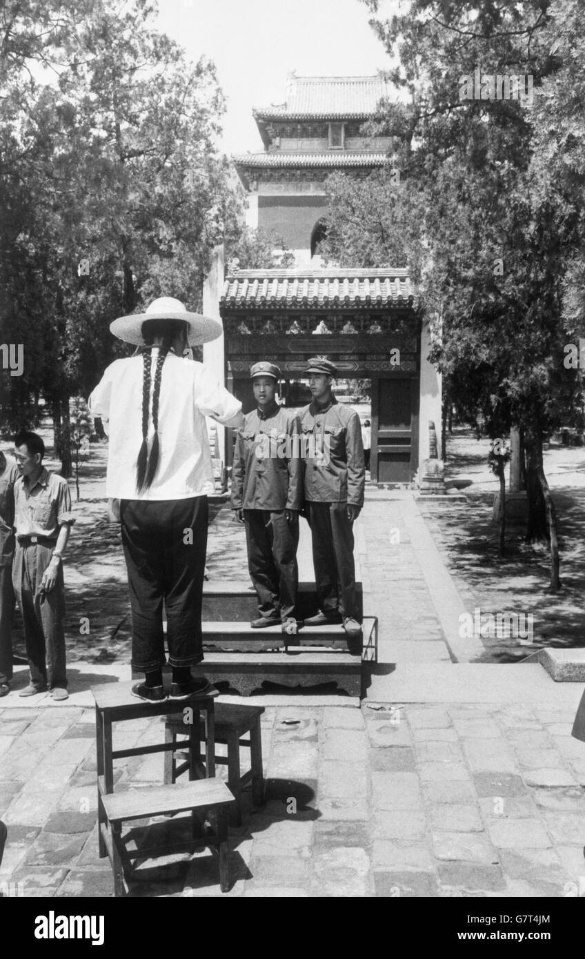 Buildings and Landmarks - Ming Emperor's Tomb - Peking, China Stock ...