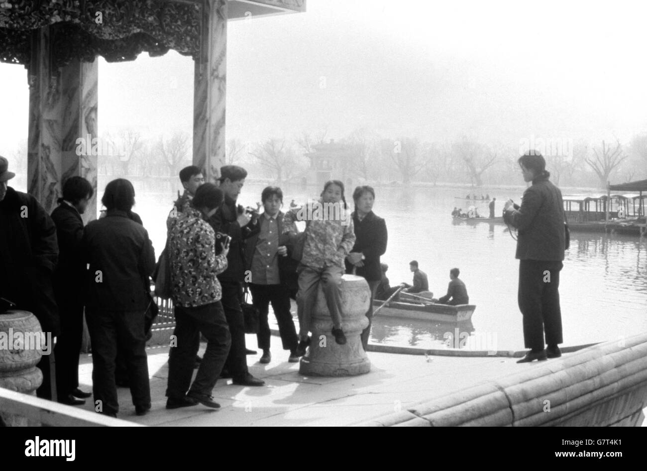 Resort spring Black and White Stock Photos & Images - Alamy