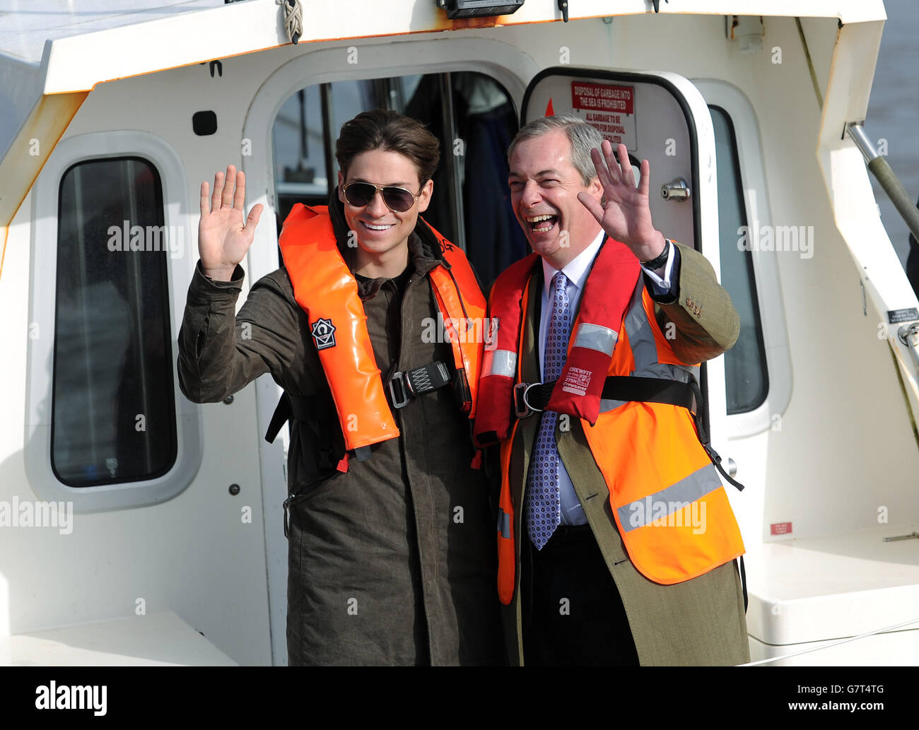 Ukip party leader Nigel Farage and The Only Way is Essex star Joey ...