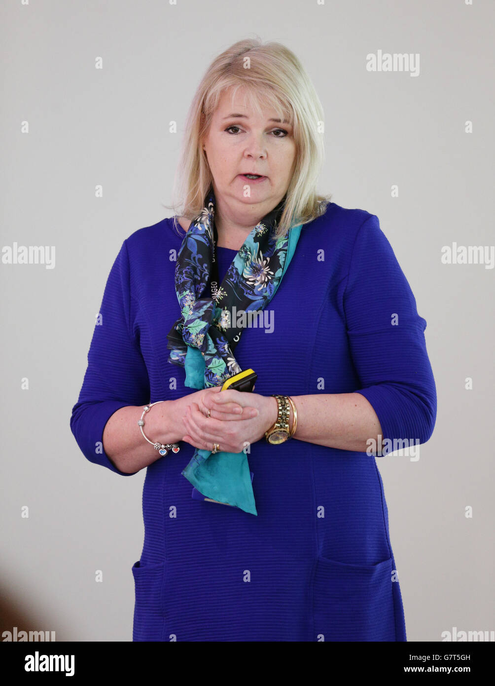 Sian Anderson, Diageo's Technical Innovation Director Europe, speaking ...