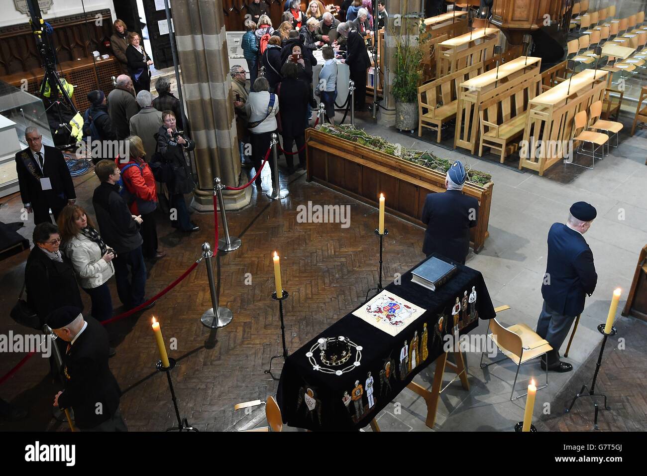 Richard III reburial Stock Photo - Alamy