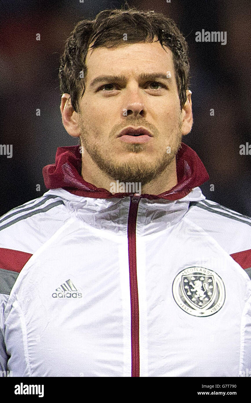 Scotland's Gordon Greer in the line up for the International Friendly ...