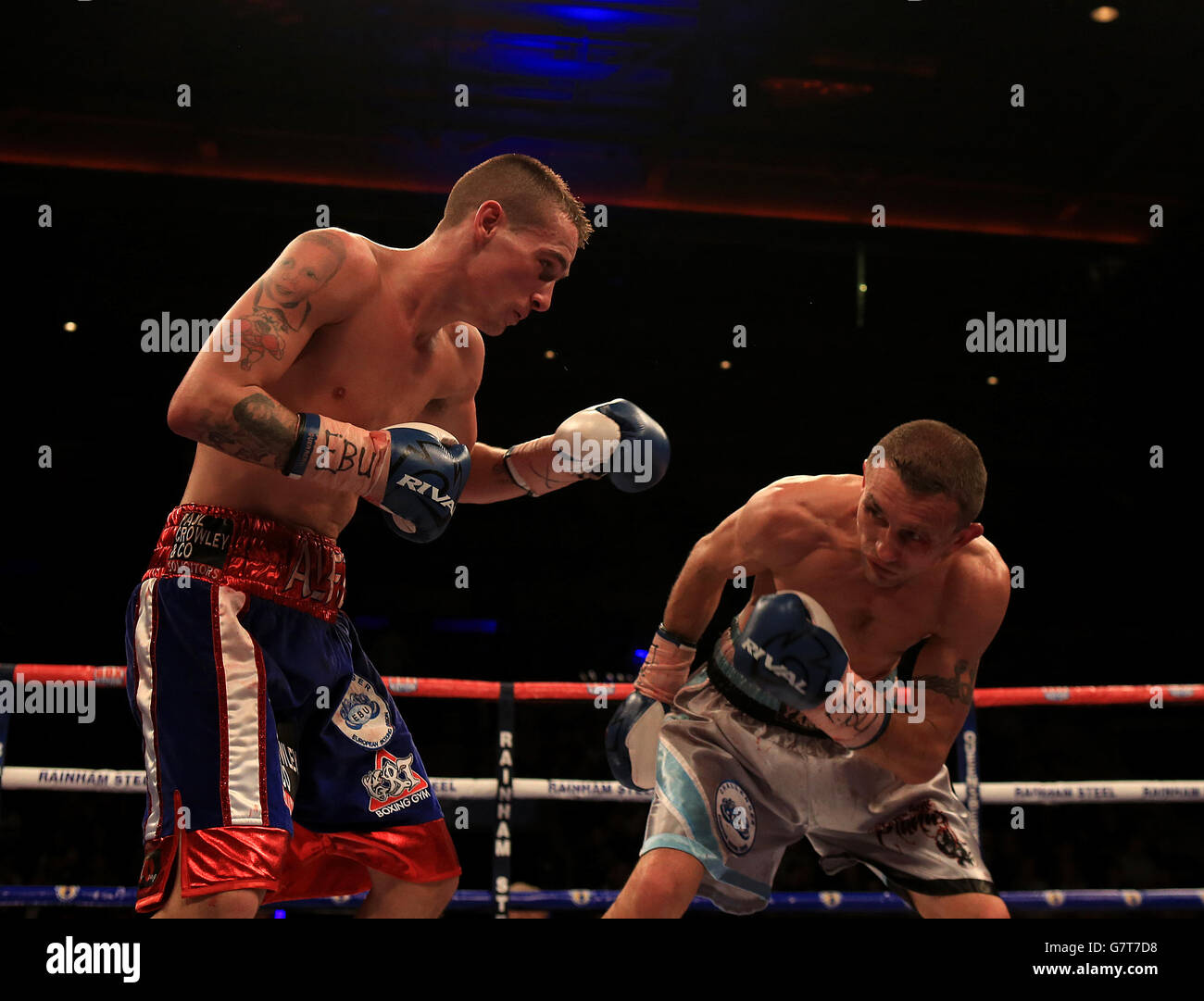 Kevin Satchell (left) and Valery Yanchy at the Liverpool Echo Arena ...