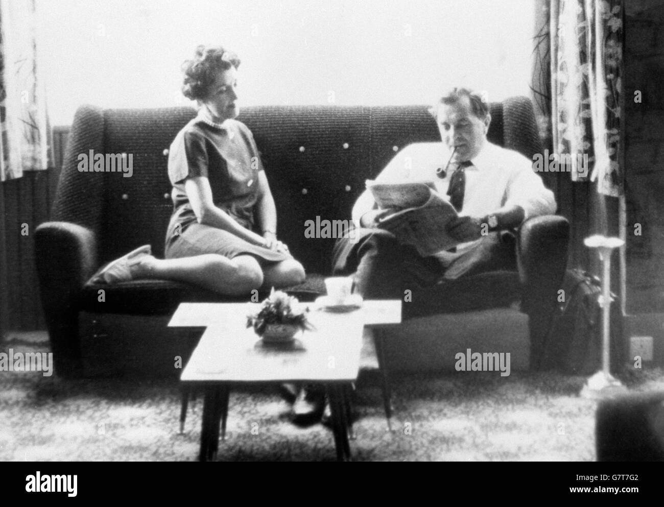 Stock shot of Frederick West pictured with his wife Josephine at their ...