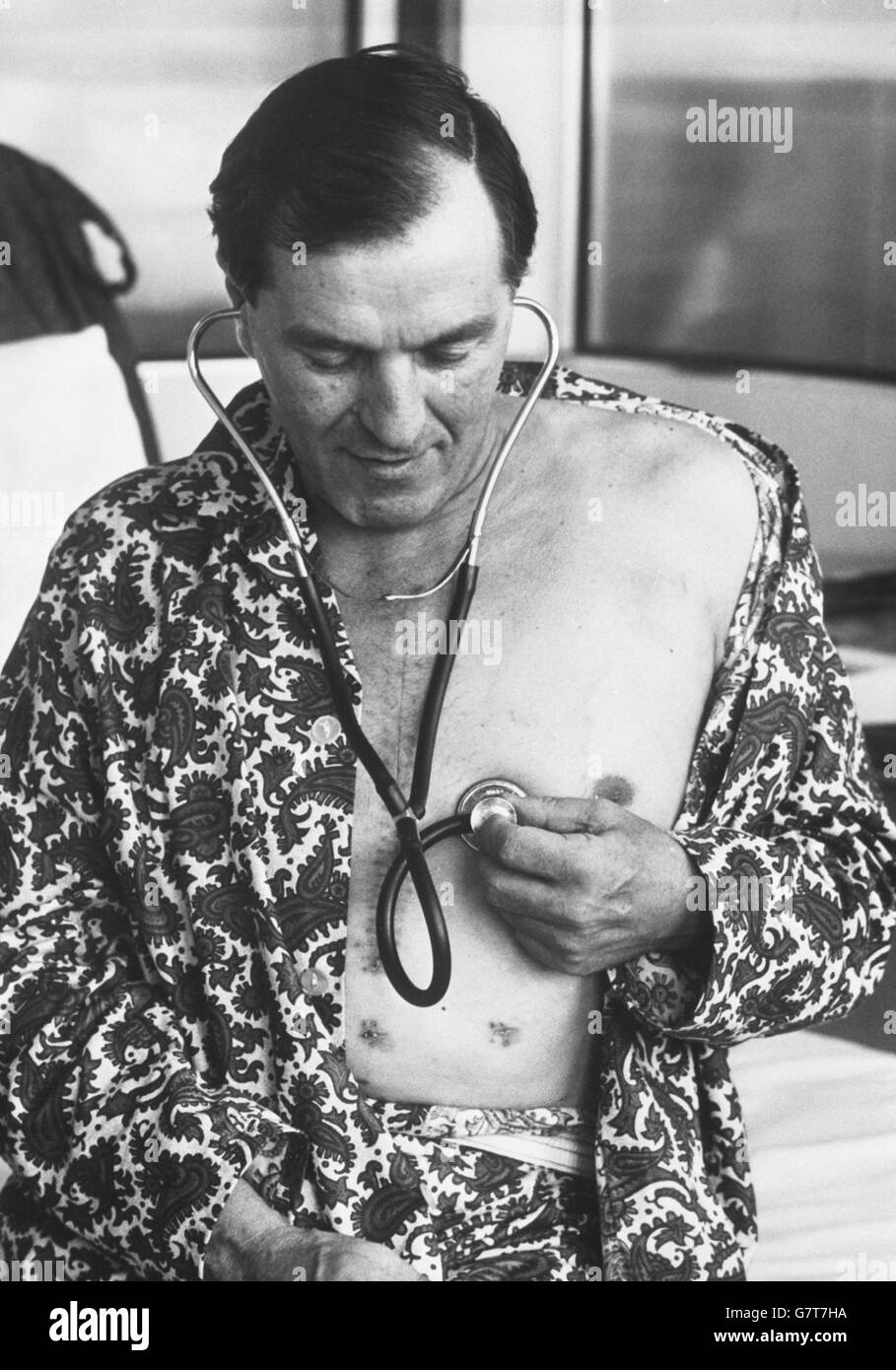 Looking fit, Frederick West, 45, Britain's first heart transplant ...