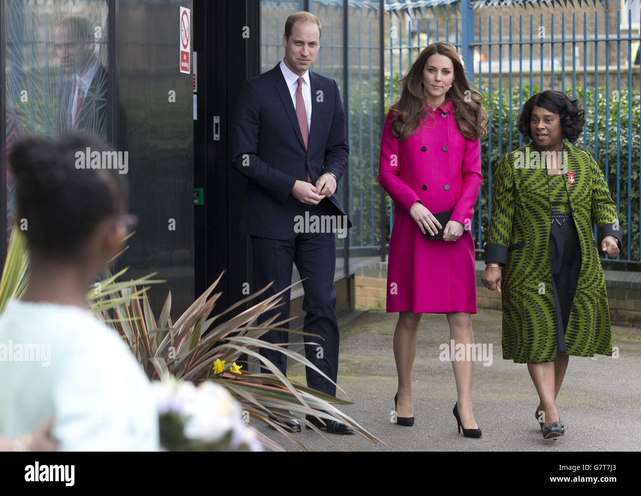 The Duke and Duchess of Cambridge with Baroness Doreen Lawrence, as ...