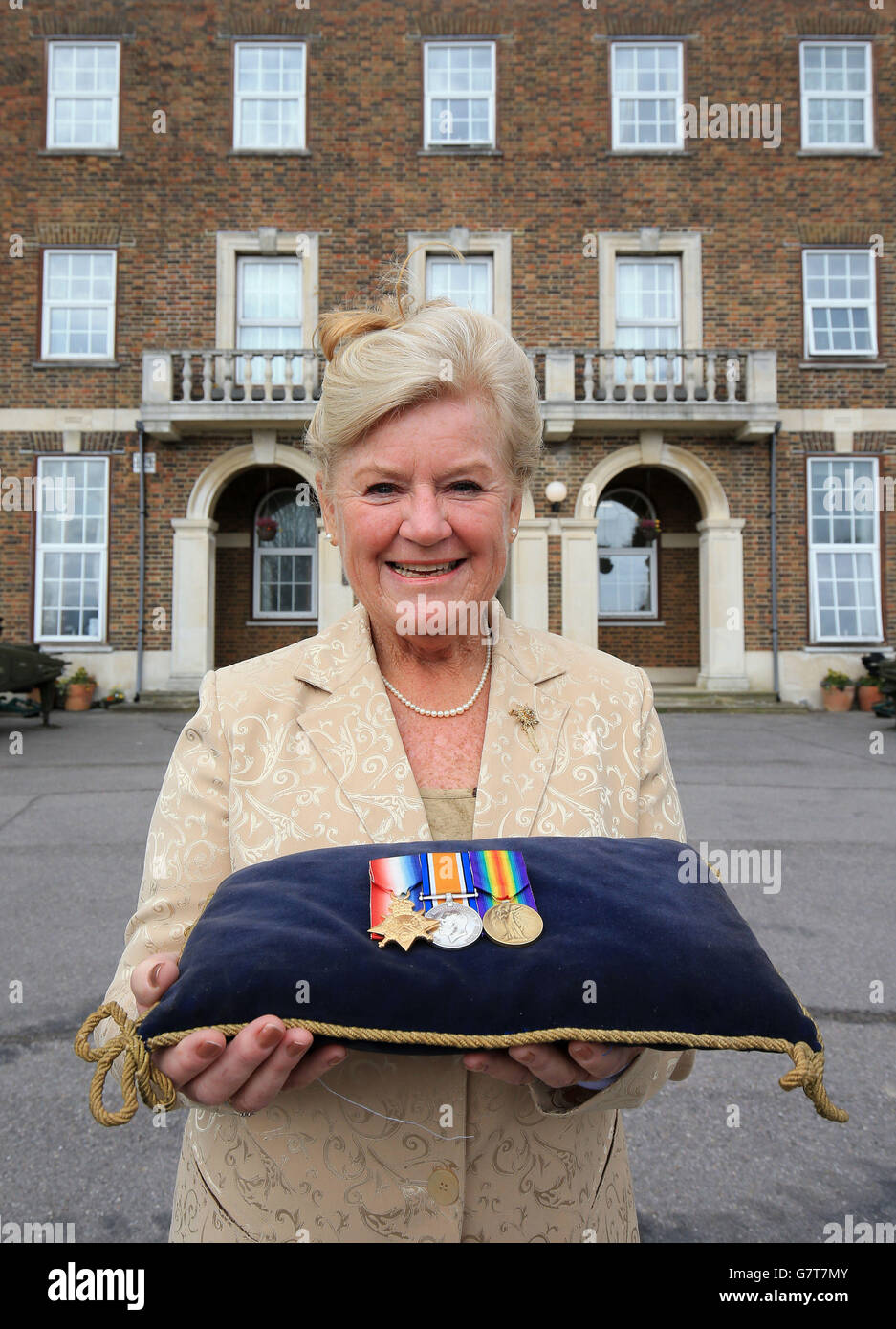 Captain Joseph Ferguson's medals reunited with relative Stock Photo - Alamy
