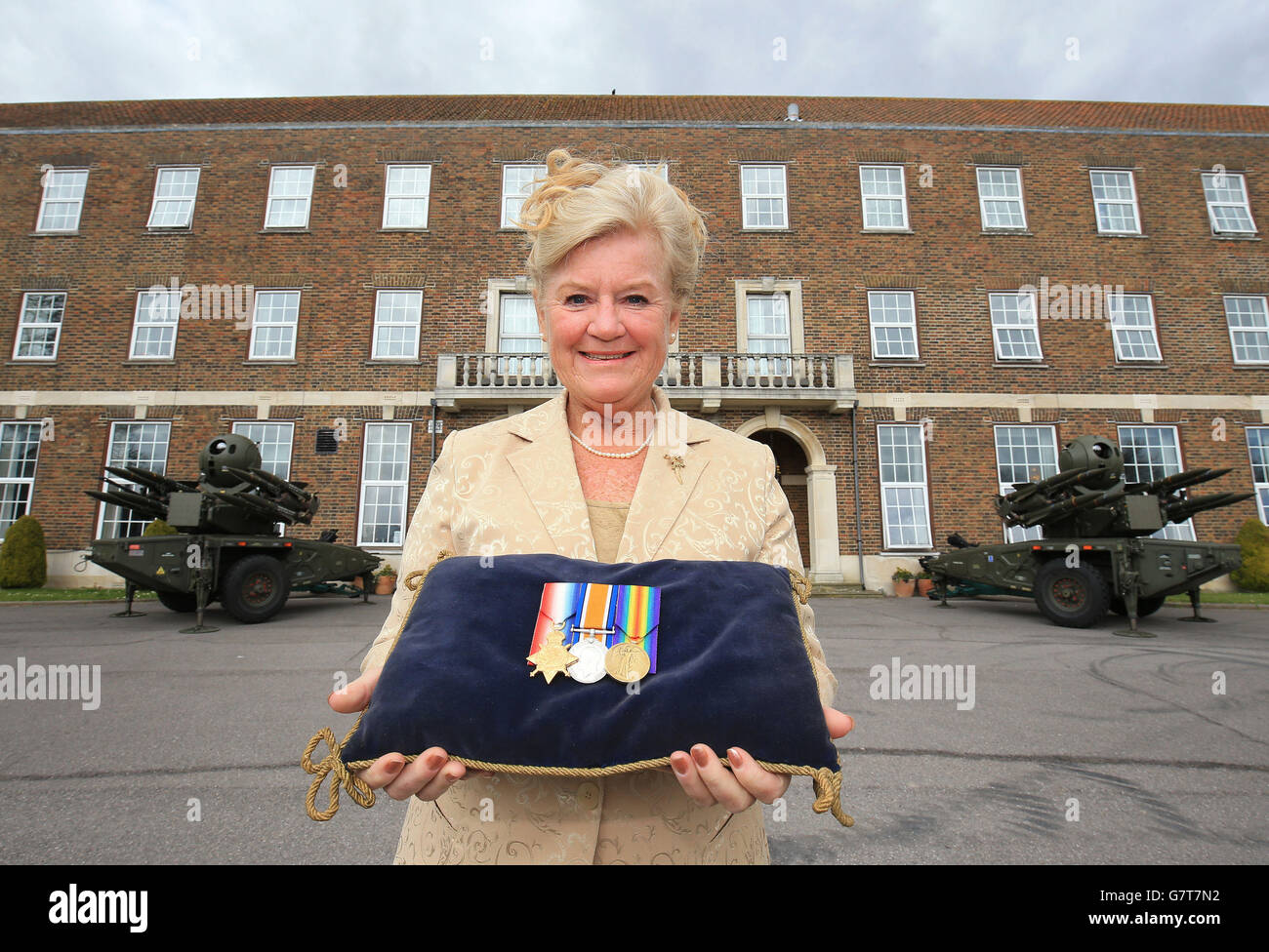Captain Joseph Ferguson's medals reunited with relative Stock Photo - Alamy