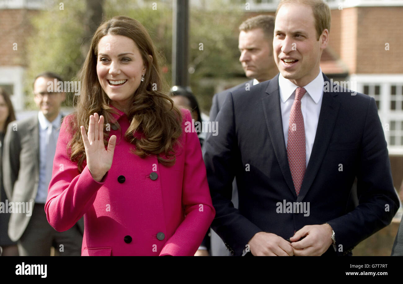 The Duke and Duchess of Cambridge arrive for their visit to the XLP ...