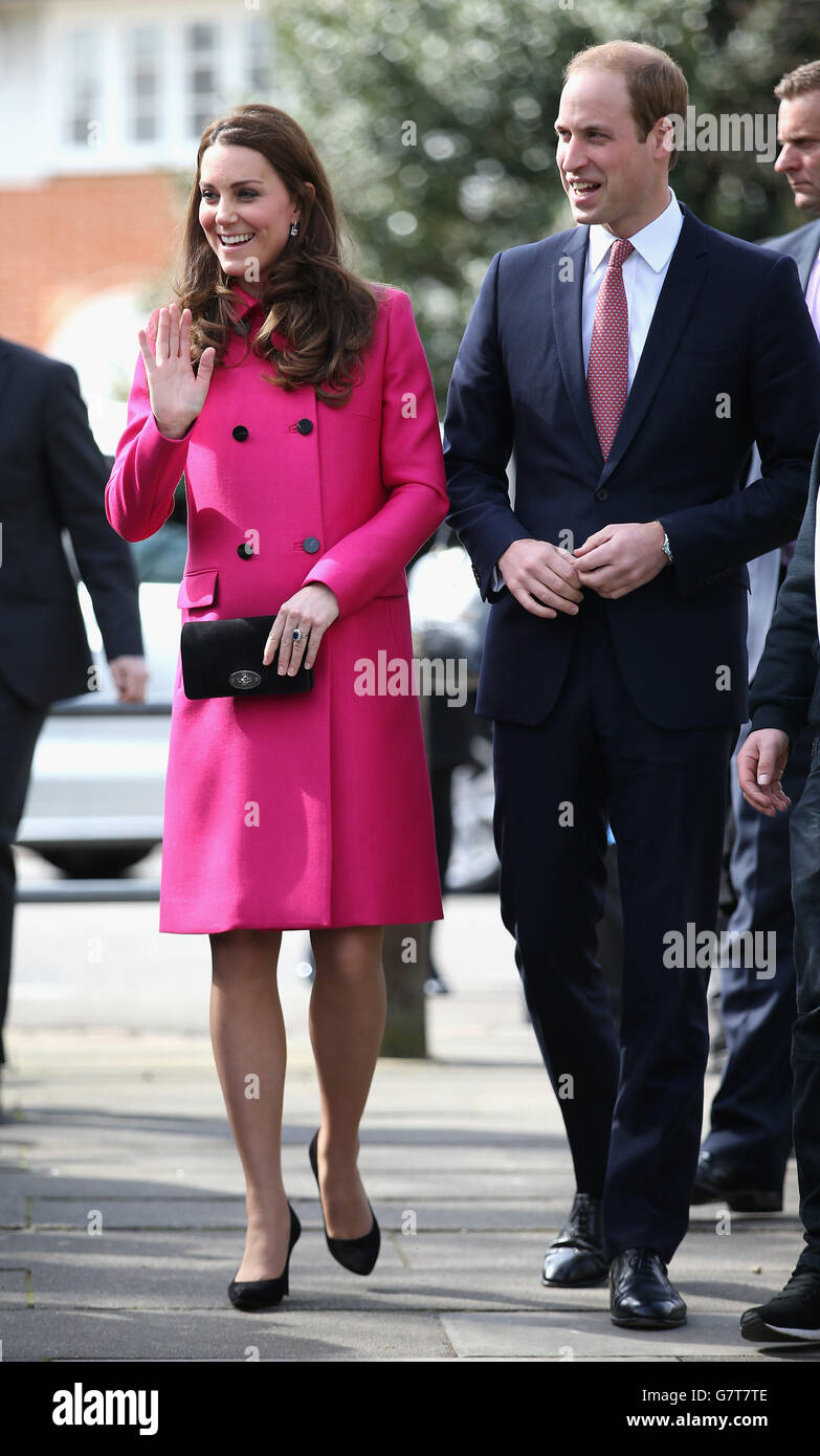 The Duke and Duchess of Cambridge arrive for their visit to the XLP ...