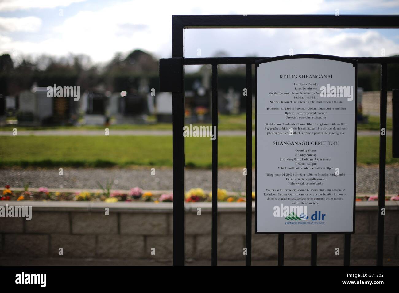 Shanganagh cemetery near Bray Co. Wicklow where Elaine O'Hara was last ...