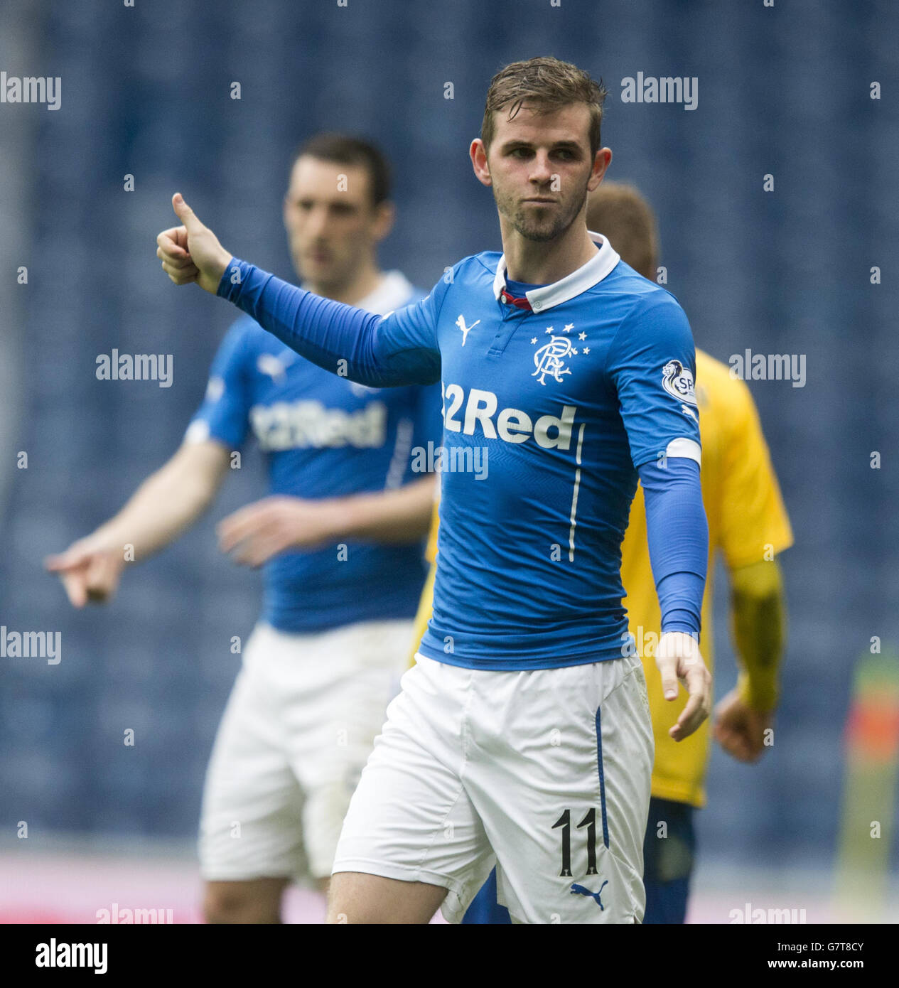 Rangers David Templeton during the Scottish Championship match at Ibrox ...