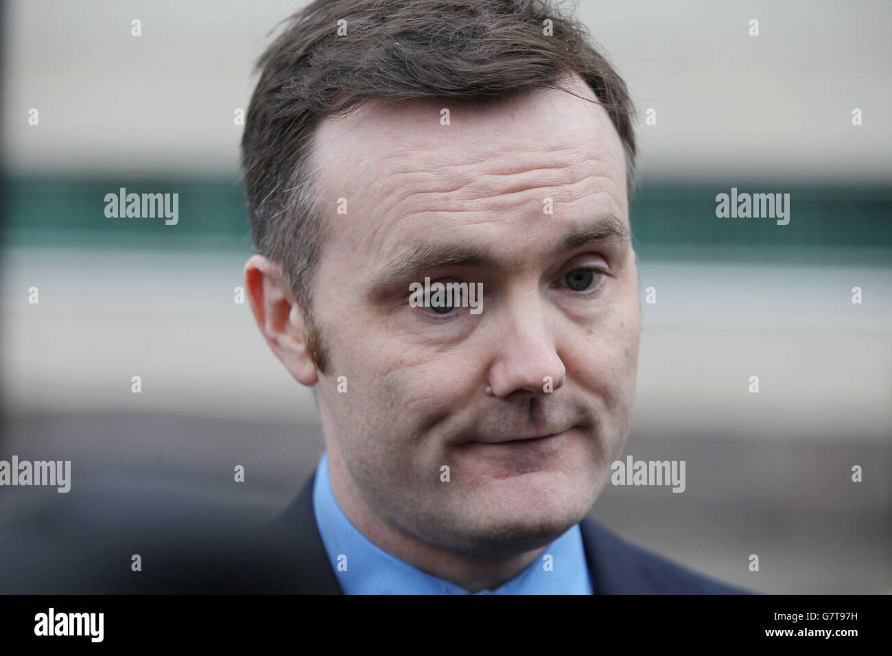 Simon Calvert of The Christian Institute leaves Laganside Court in ...