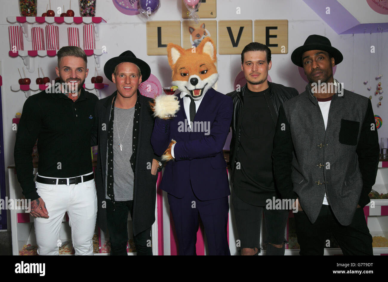 (Left - right) Aaron Chalmers, Jamie Laing, Charlie Sims and Simon ...