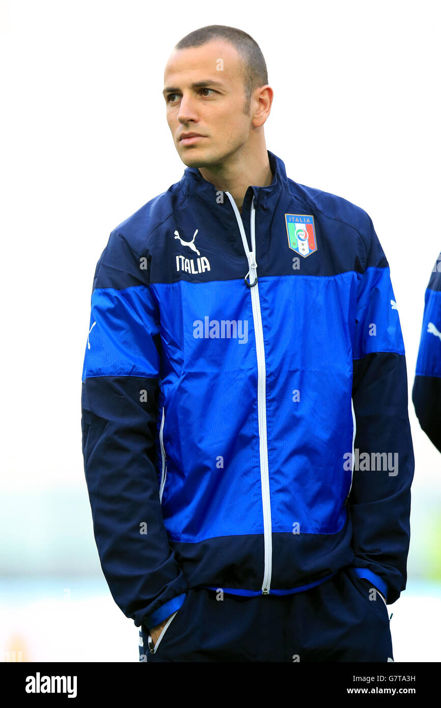 Italys luca antonelli during the warm up hi-res stock photography and ...