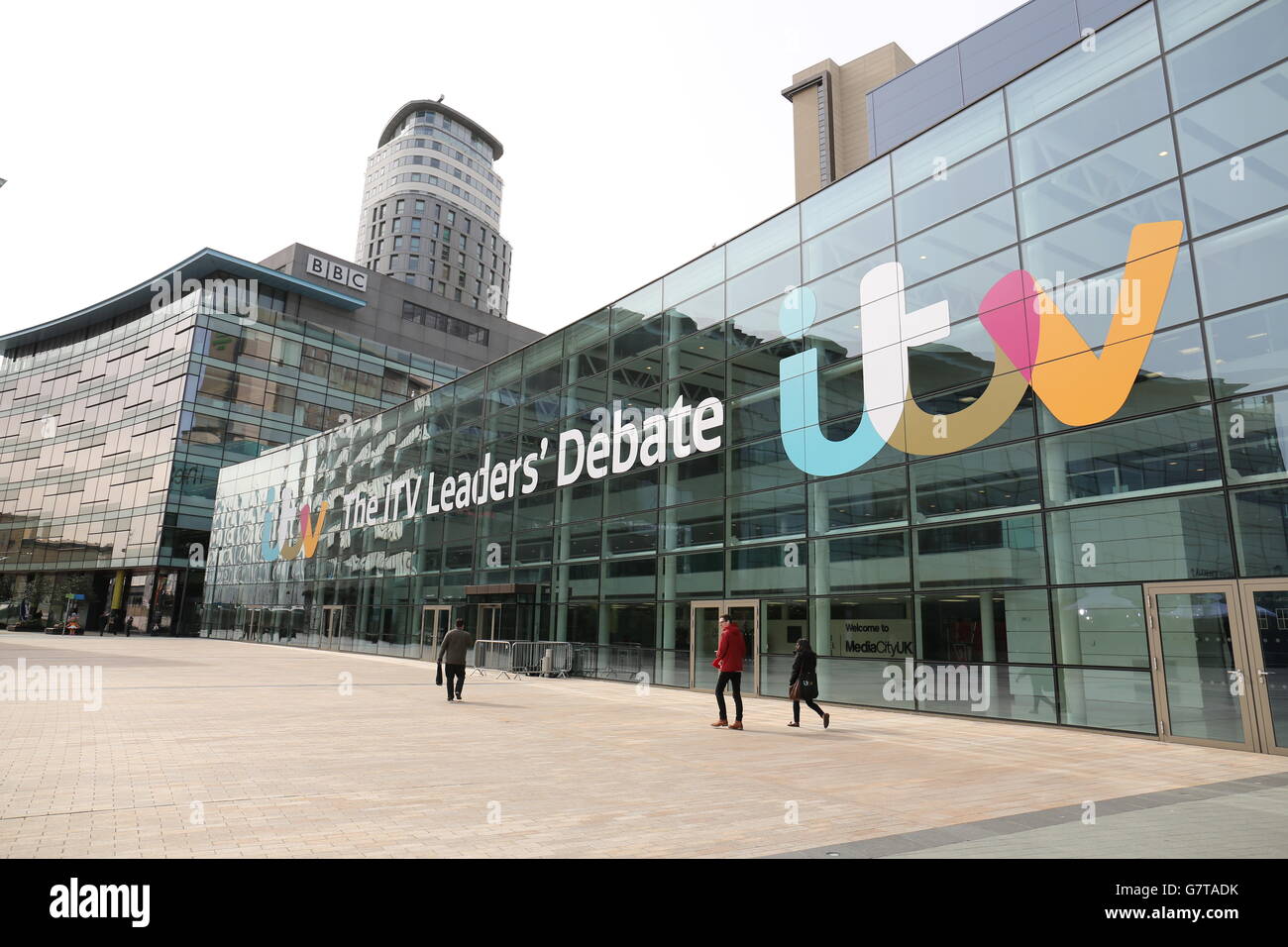 A general view of the ITV Studios at MediaCityUK in Salford Quays ...