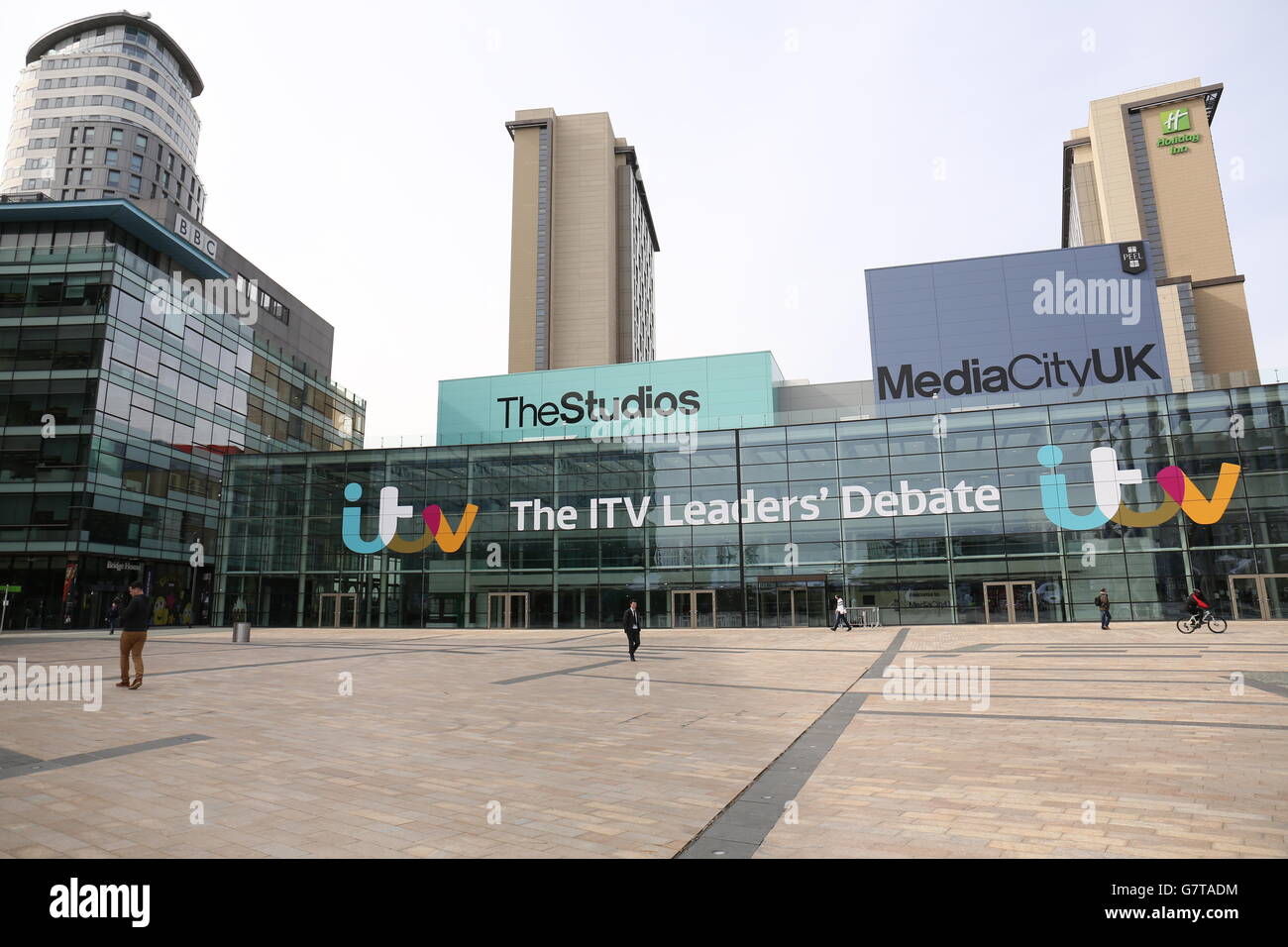 A general view of the ITV Studios at MediaCityUK in Salford Quays ...