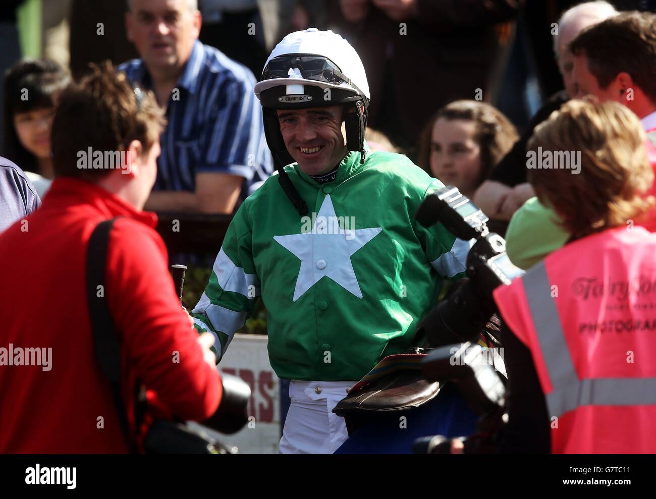 Ruby Walsh in the parade ring after winning the Fairyhouse Vets ...