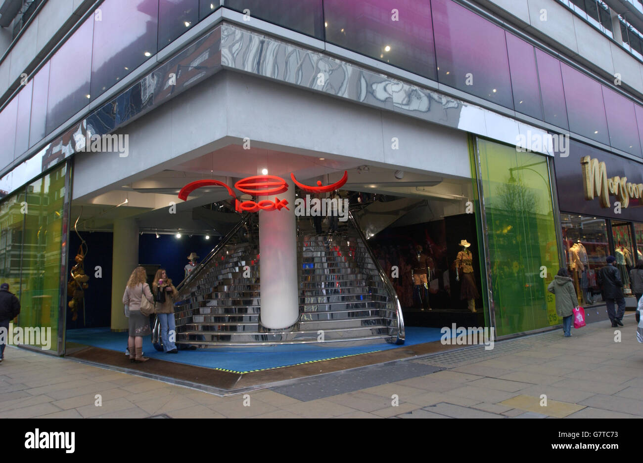High Street Shops Stock Photo - Alamy