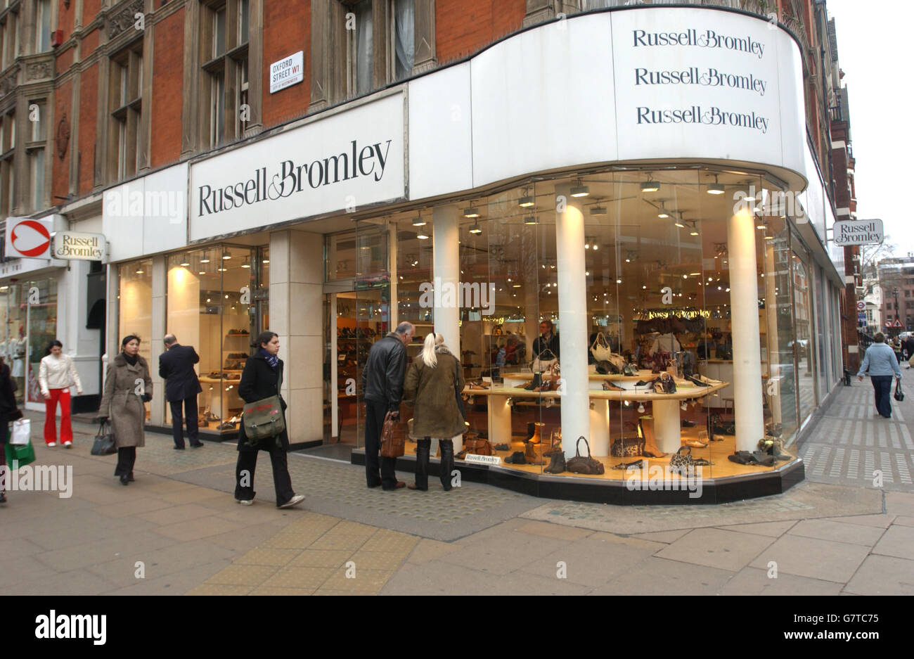 High Street Shops Stock Photo - Alamy
