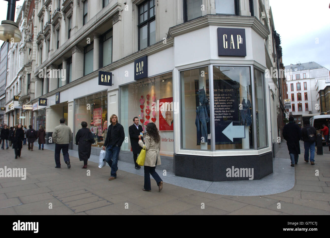 High Street Shops Stock Photo - Alamy