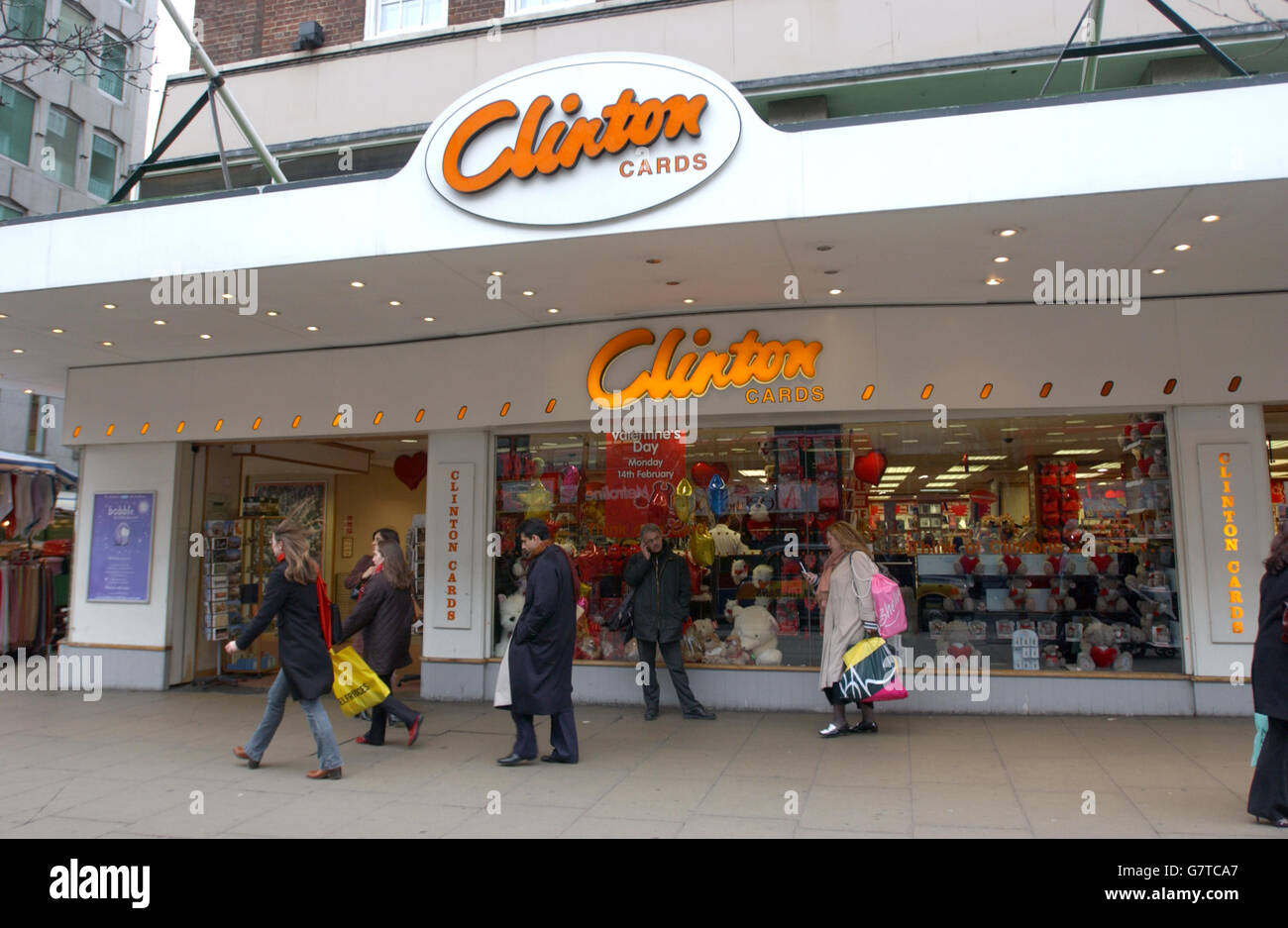 High Street Shops Stock Photo - Alamy