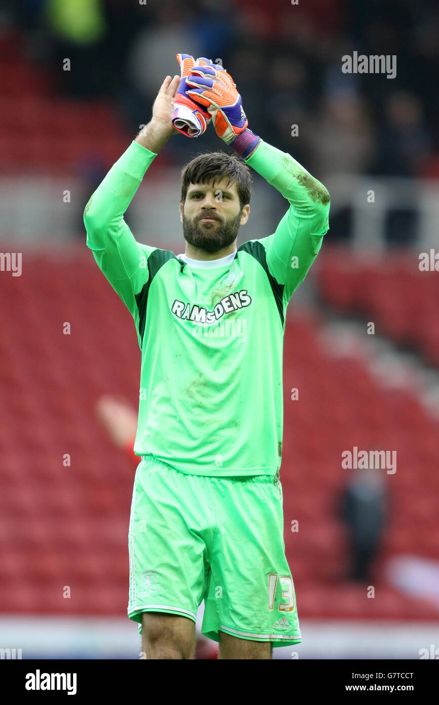 Middlesbrough goalkeeper dimitrios konstantopoulos hi-res stock ...