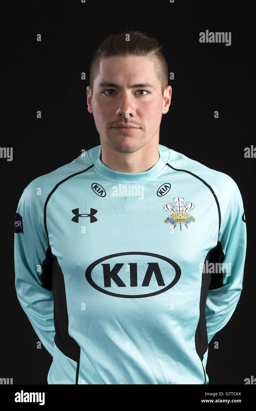 Cricket - Surrey CCC Media Day - The Kia Oval. Rory Burns, Surrey Stock ...