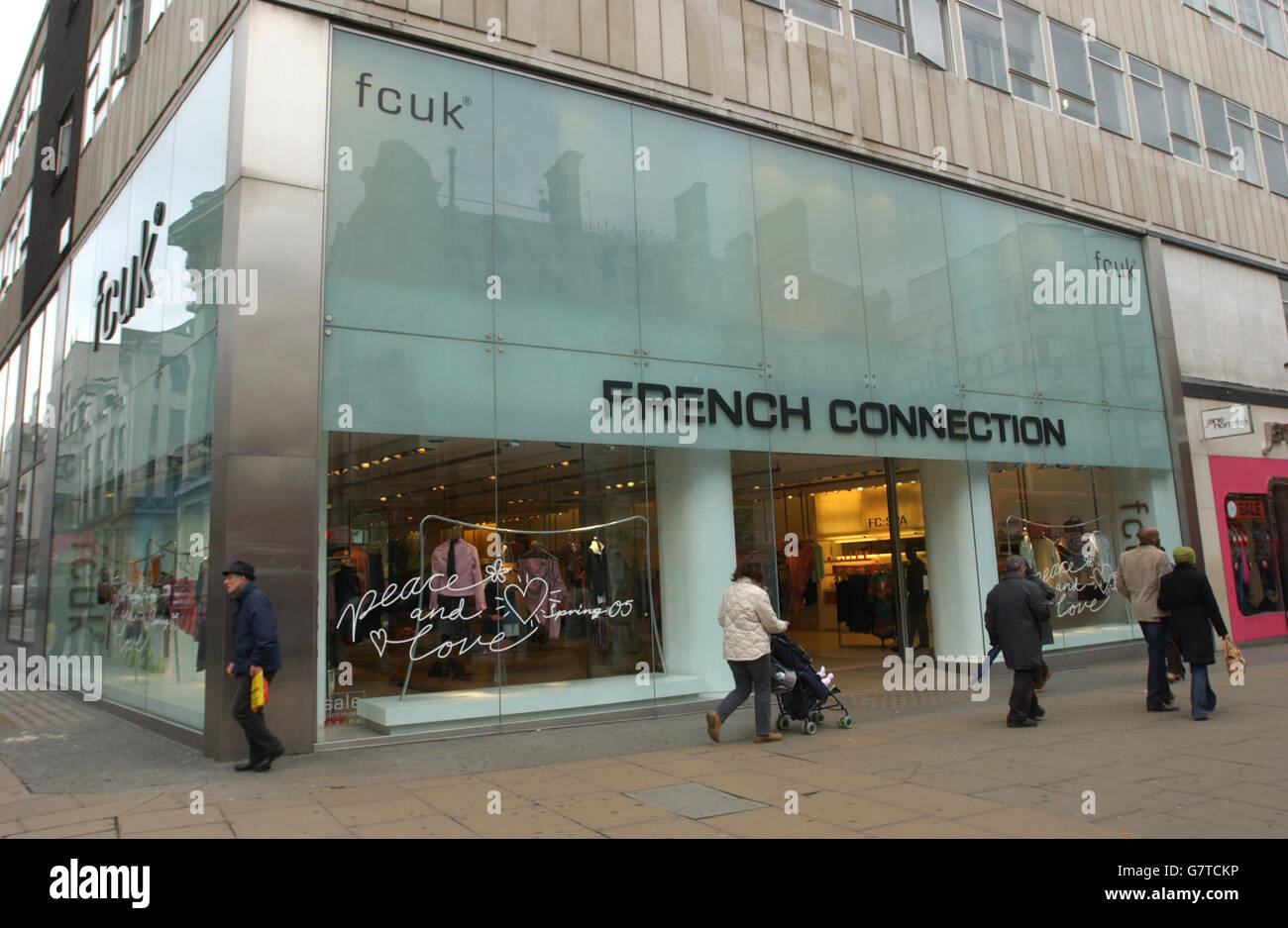 High Street Shops Stock Photo - Alamy