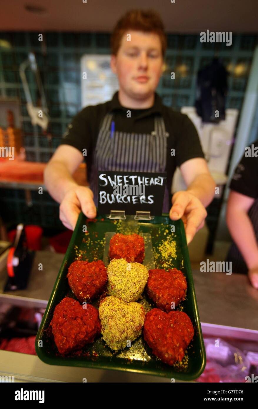 Butcher Connor Wilson from Bennets the Butcher with their Sweetheart ...