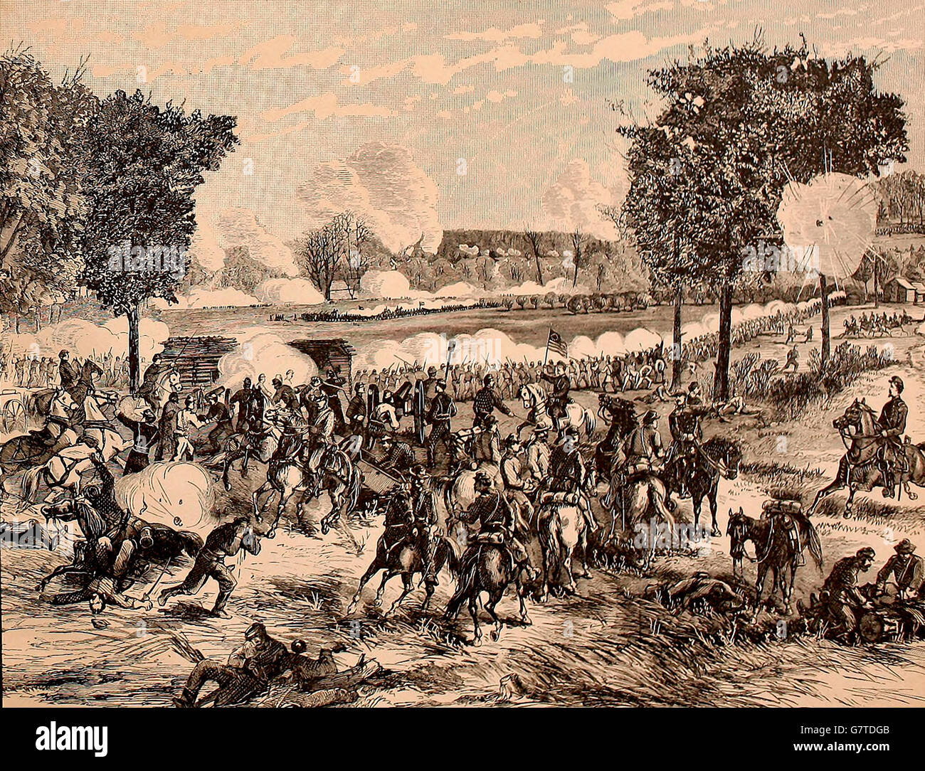The Siege of Atlanta - Confederate attack on General Logan's Corp, July ...