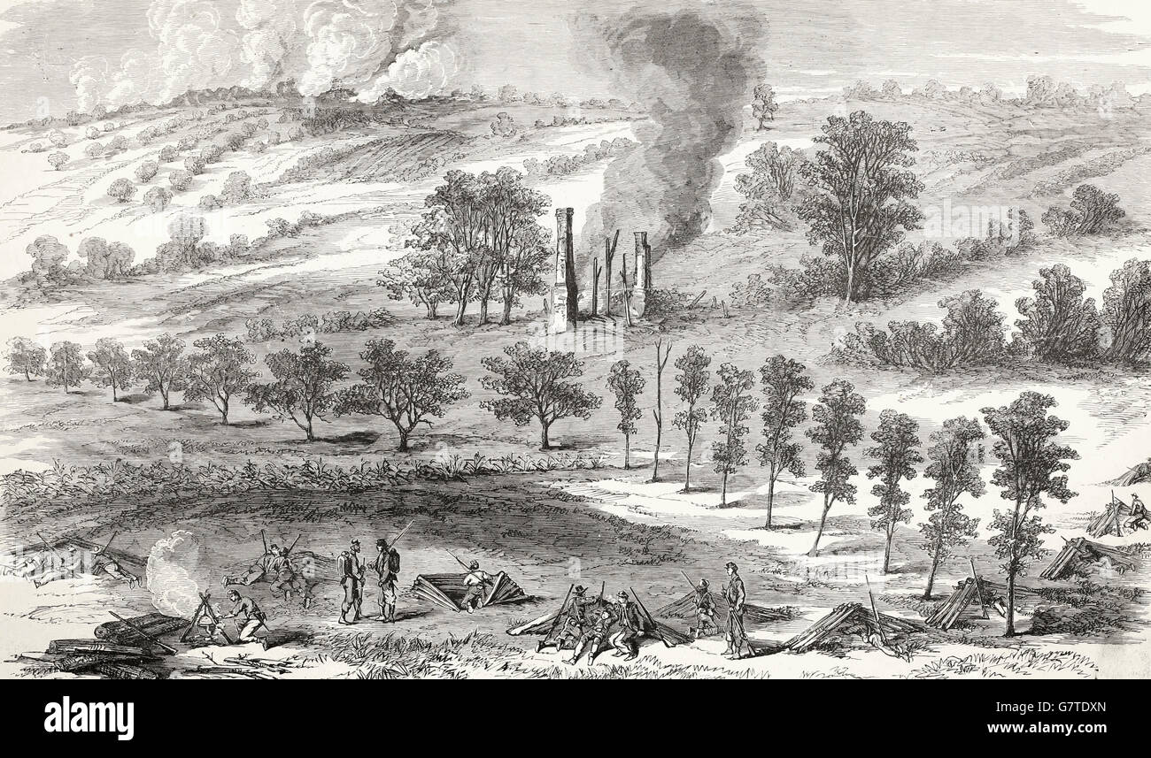 Operation near Washington, DC - Scene of the fight in front of Fort ...
