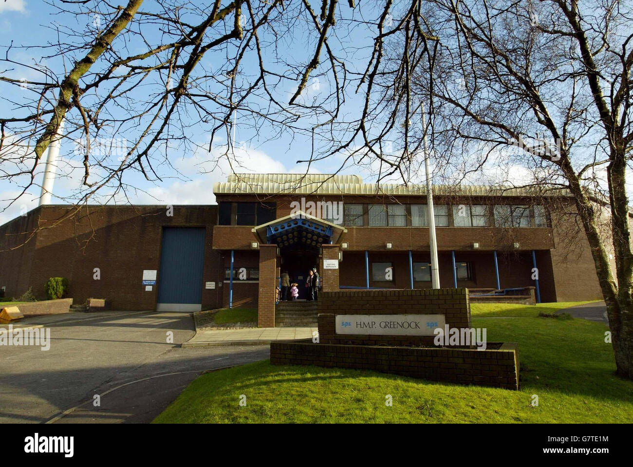 HMP Greenock. HM Prison Greenock in Inverclyde, where Lockerbie bomber ...