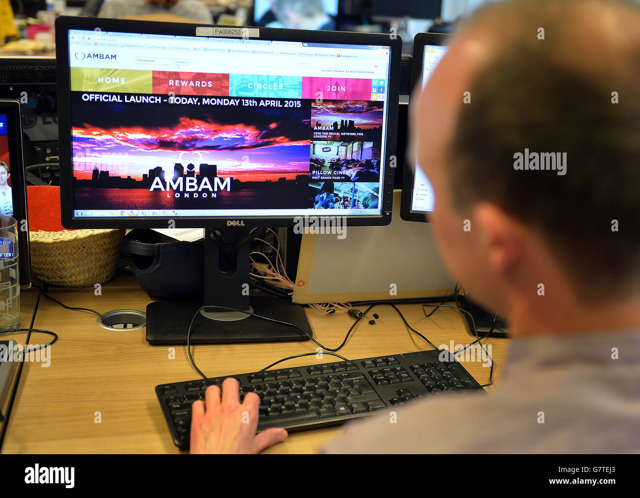 AMBAM social network Stock Photo - Alamy