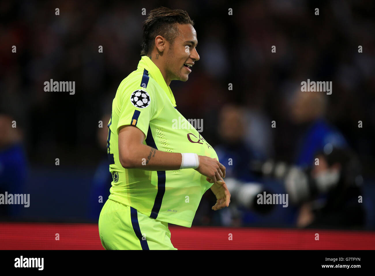 Neymar First Goal With Barcelona