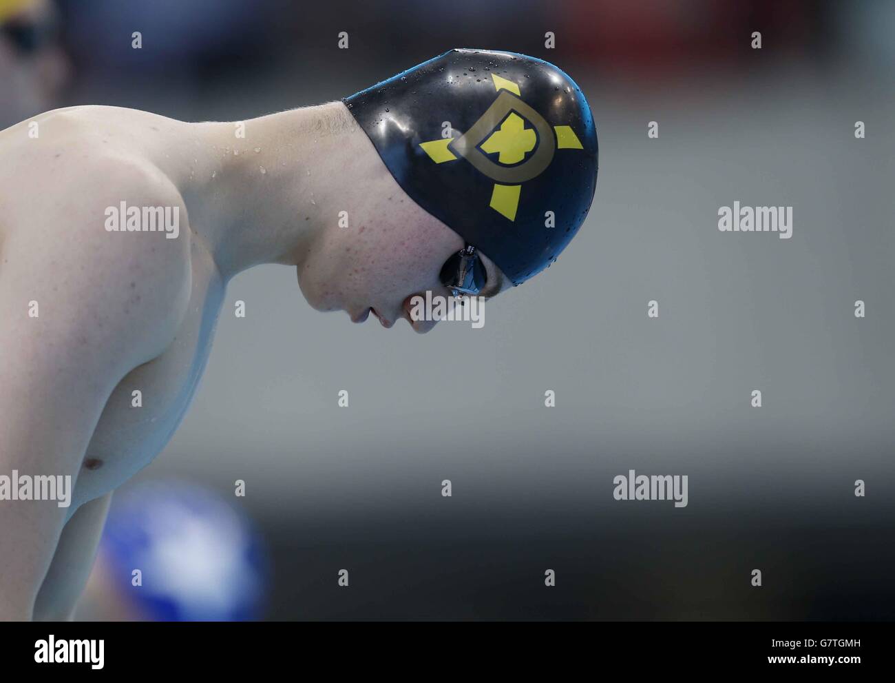 Jamie Ingram of Derventio during the Mens Junior 100m Butterfly Final ...