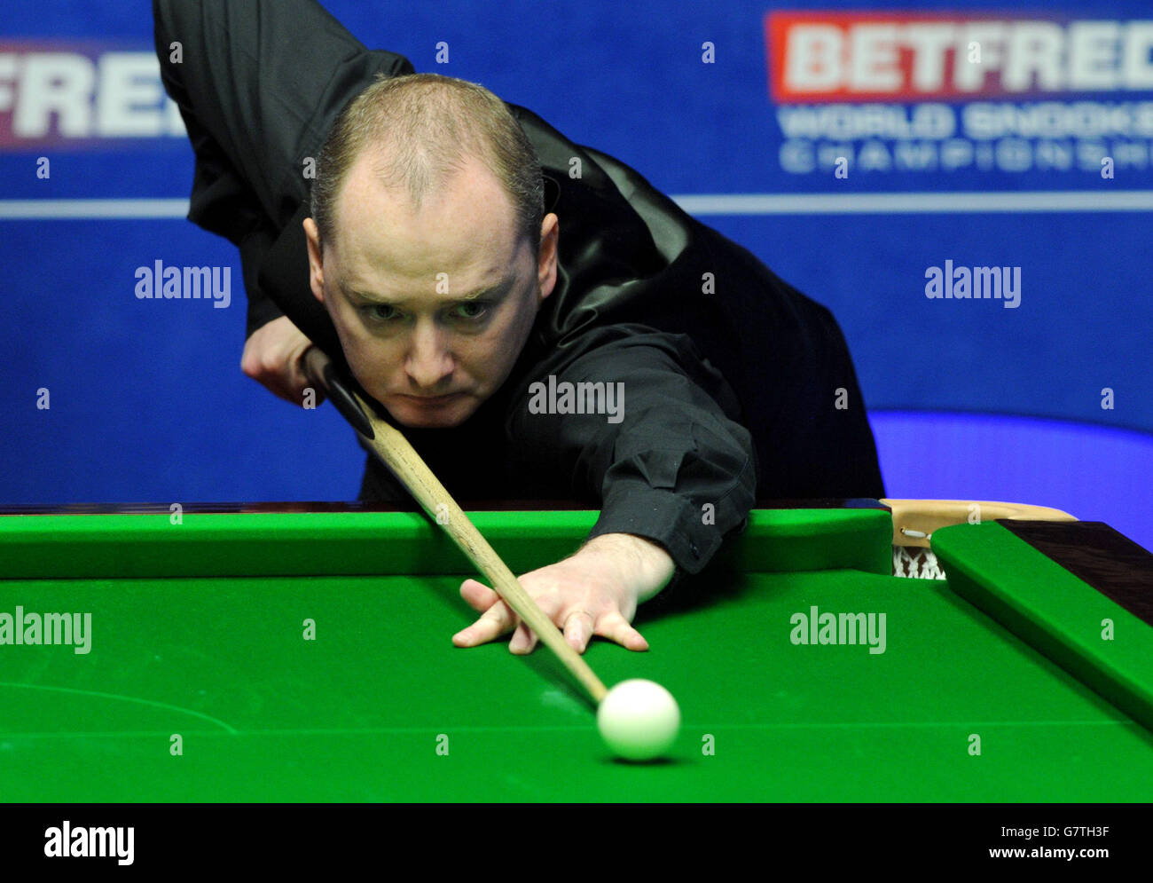 Graeme Dott during his match against Ricky Walden during the Betfred ...