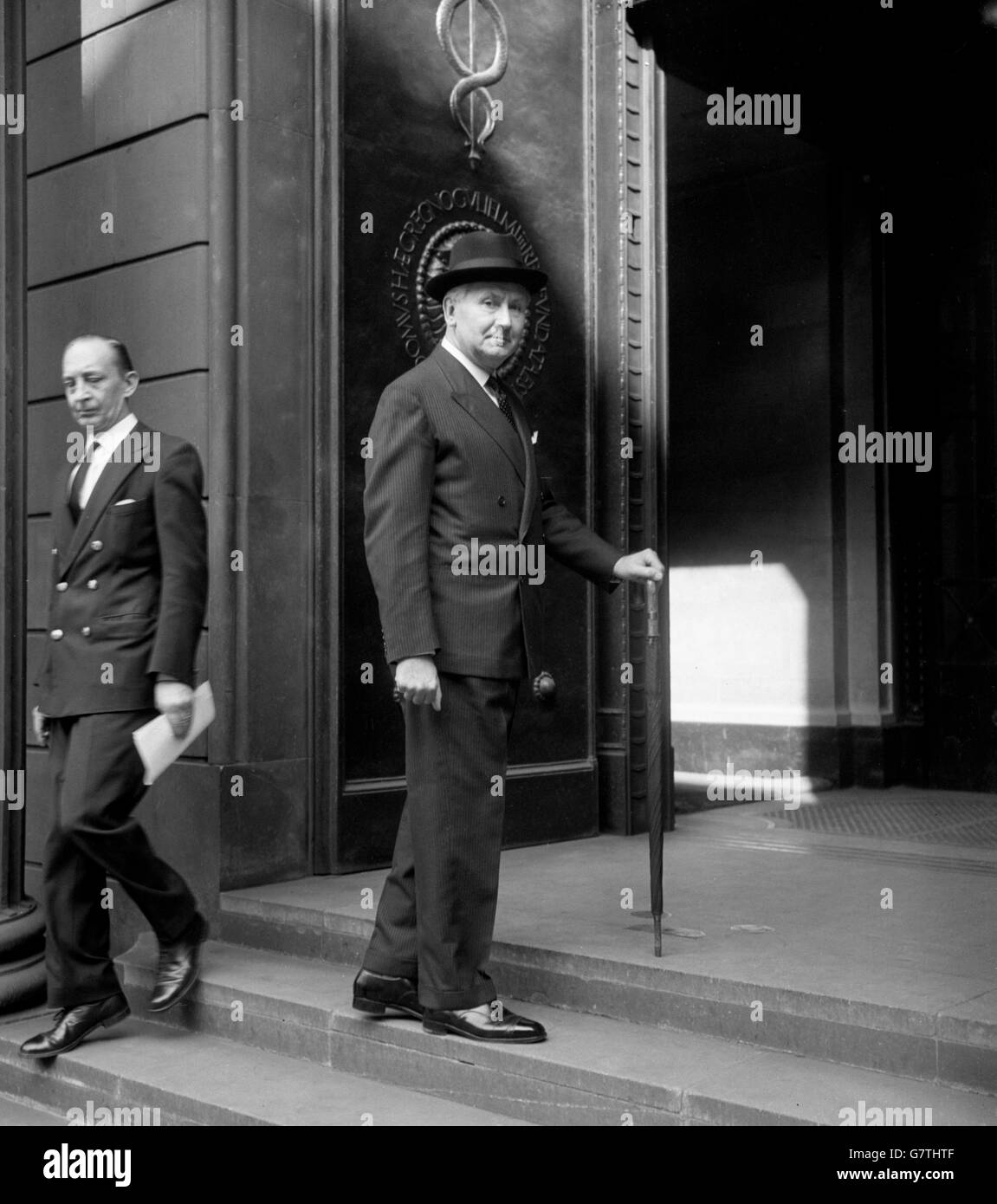 Chief cashier of the bank of england Black and White Stock Photos ...