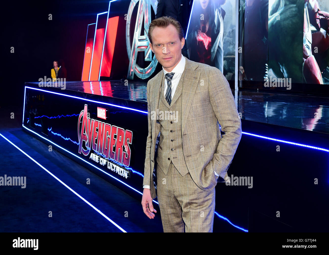 Paul bettany jarvis vision hi-res stock photography and images - Alamy