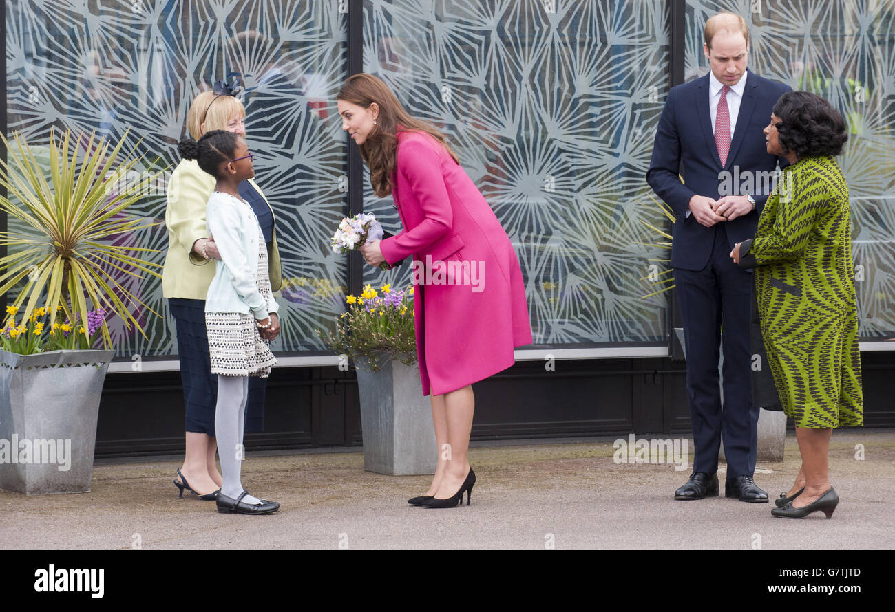 The Duke and Duchess of Cambridge with Baroness Doreen Lawrence, as ...
