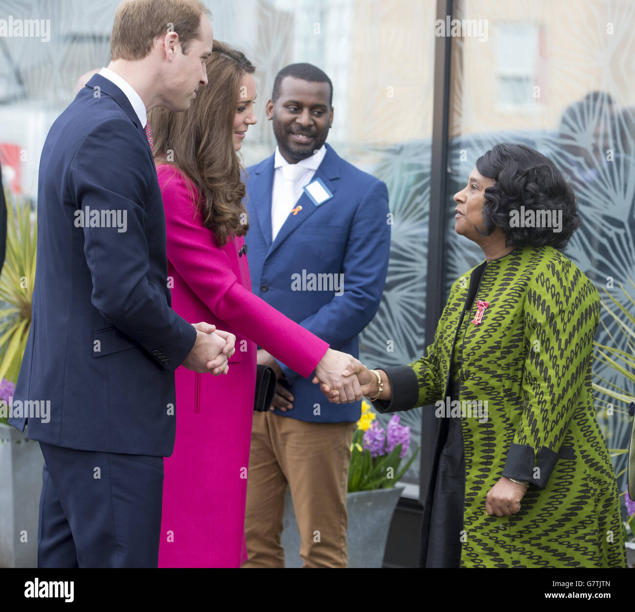 The Duke and Duchess of Cambridge meeting Baroness Doreen Lawrence and ...