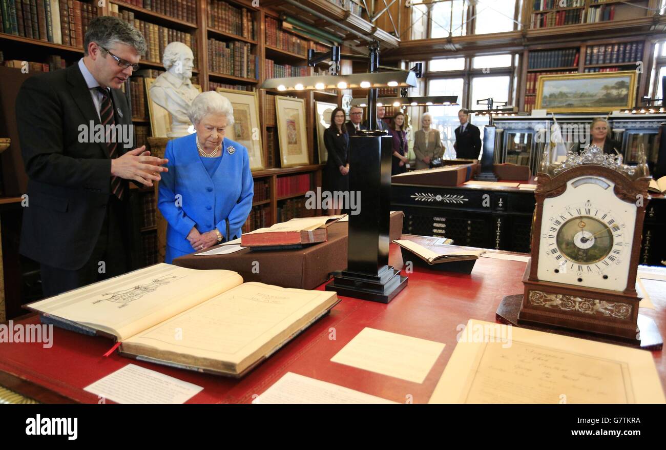 Shown items royal collection windsor castle hi-res stock photography ...