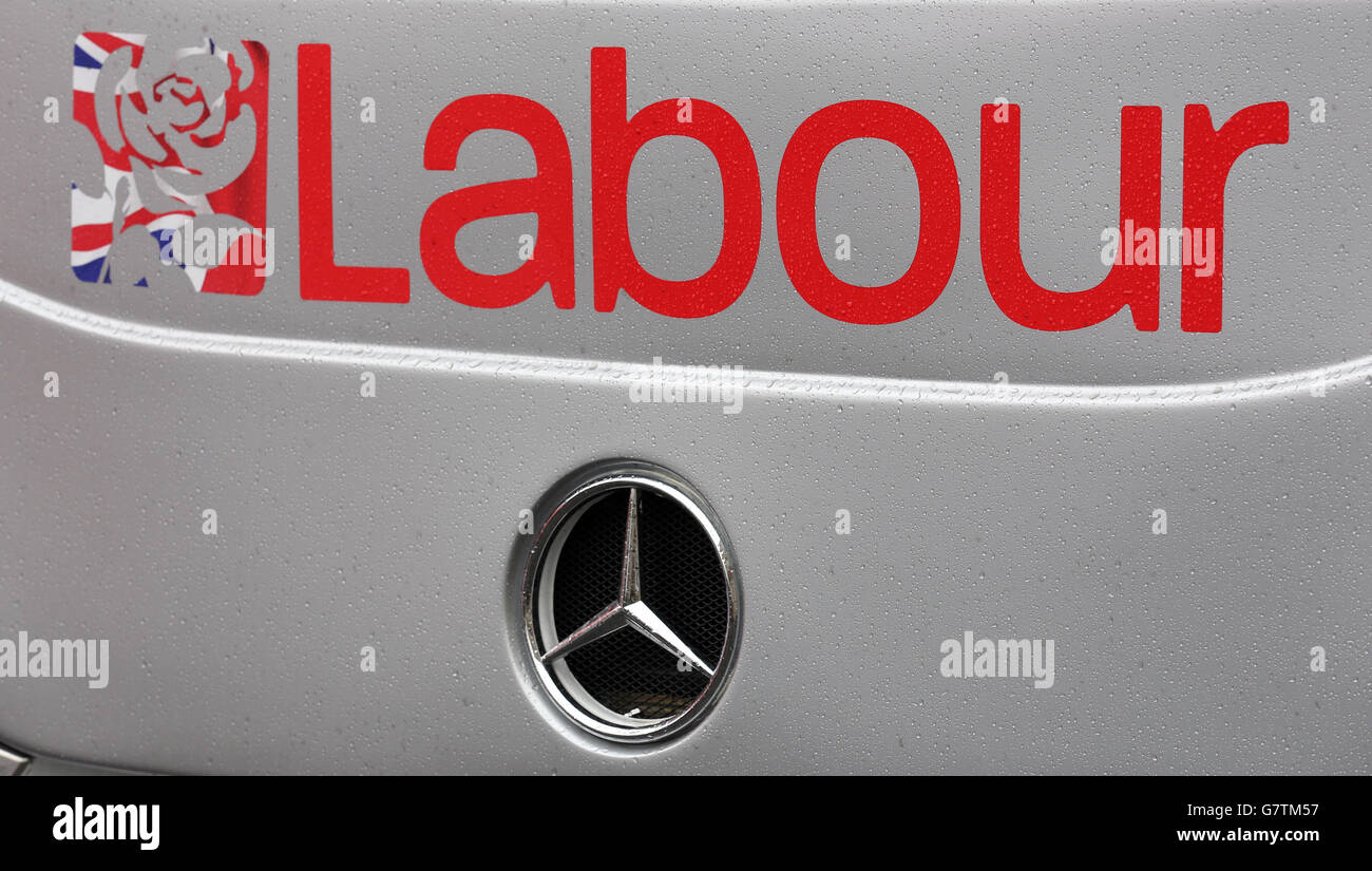 The Labour Party General Election battle bus at David Brown Gear ...