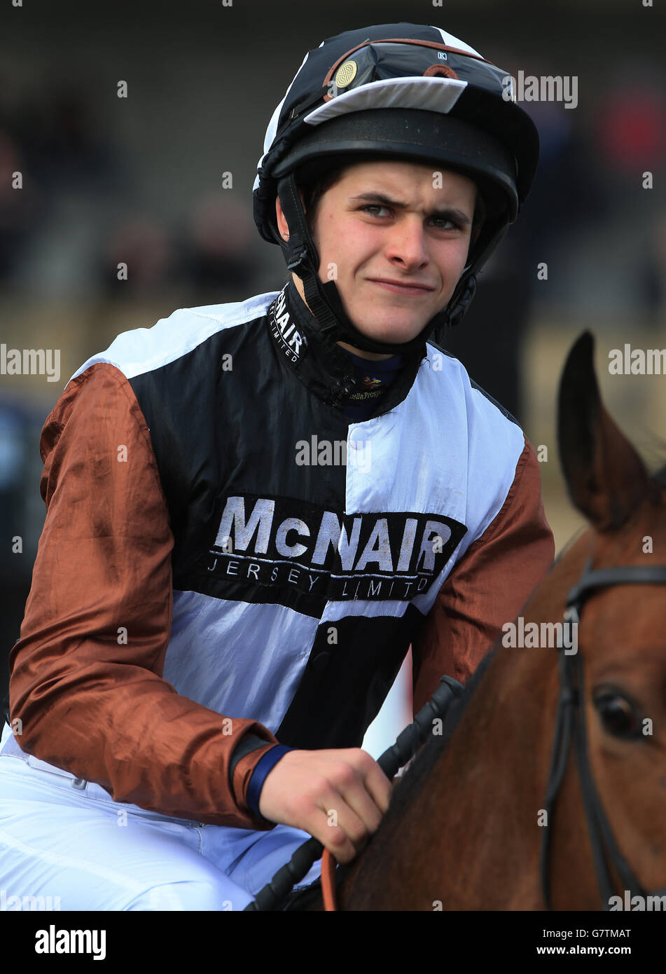 Jockey Ryan Tate at Doncaster Racecourse. PRESS ASSOCIATION Photo ...