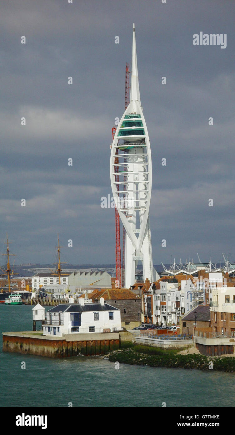25 million Spinnaker Tower is at the heart of the city's Harbour ...
