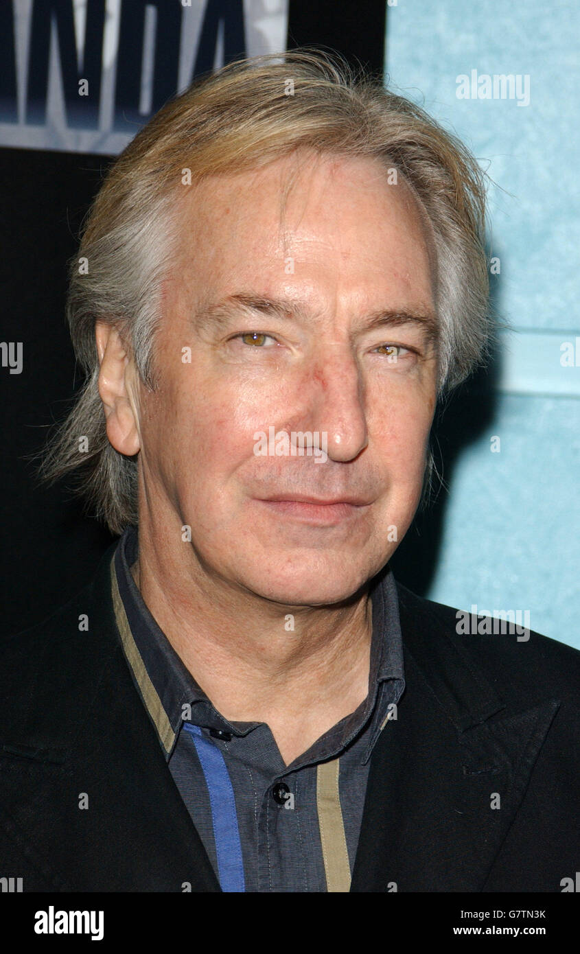 Actor alan rickman hi-res stock photography and images - Alamy