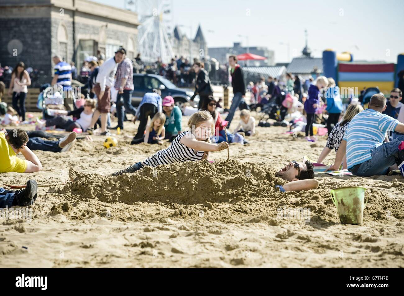 Man Covered In Sand High Resolution Stock Photography and Images - Alamy